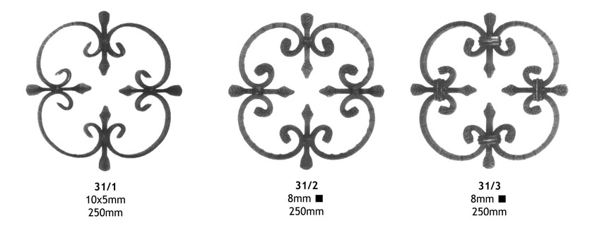 Panels - C Scroll - ©2022 Brooks Forgings Ltd.