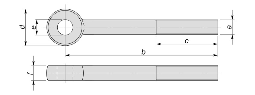 DIN 444 - Eyebolts - Type A - ©2022 Brooks Forgings Ltd.