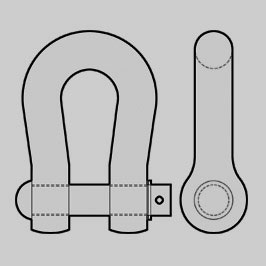 Shackles - Forged - ©2022 Brooks Forgings Ltd.